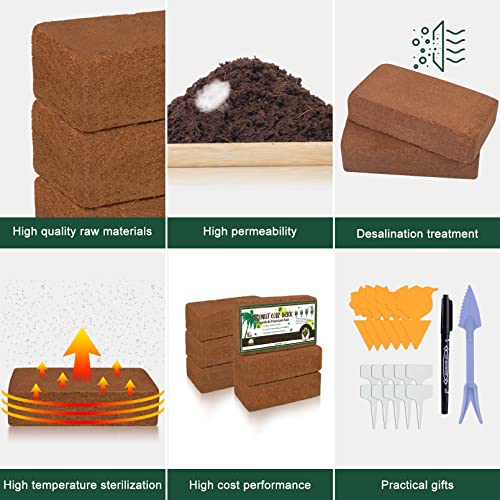 200 Pack 30mm Peat Pellets Seed Starter Pods, Seed Starter Soil Peat Pellets for Seedlings, Seeds Starting Peat Pellet for Planting Starter Pods Seeding Soil Peat Soil