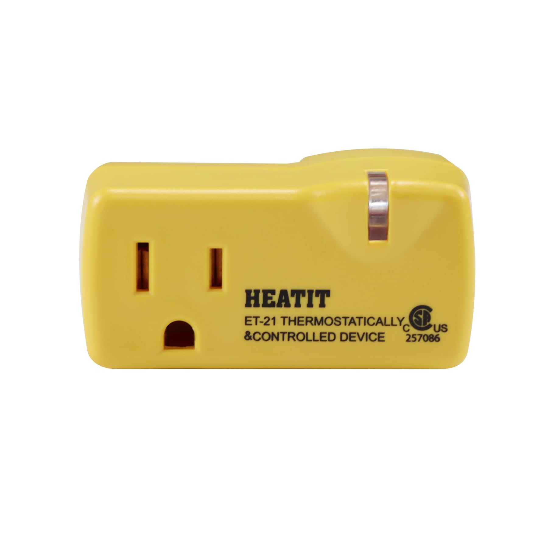 HEATIT ET-21 2-Piece Set Freeze Thermostatically Controlled Outlet On at 38F /Off at 50F