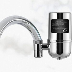 Rehomy Faucet Mount Water Filtration System Faucet Water Filter Tap Water Purifier Reduces Impurities Chlorine Heavy Metals Bad Taste