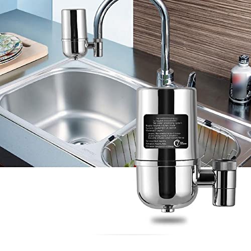 Rehomy Faucet Mount Water Filtration System Faucet Water Filter Tap Water Purifier Reduces Impurities Chlorine Heavy Metals Bad Taste