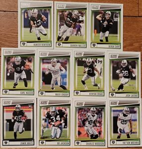 2022 score panini las vegas raiders team set plus 400 football card nfl starter gift pack many stars, rookies, hall of famers, tom brady, brees, rodgers, manning