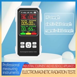 Multifunctional Electroic Radiation Detector Electric Field Intensity Tester Magnetic-Field Intensity Test Meter RF Strength Detection Device with Sound Alarm Function