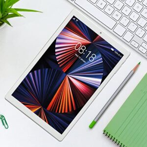 10in Tablet, 4GB RAM 5G WiFi Dual SIM Octa Core CPU HD Tablet 100 to 240V for Business (US Plug)