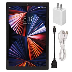 HD Tablet, Octa Core CPU 5G WiFi 10in Tablet 64GB ROM 100 to 240V for Entertainment (US Plug)