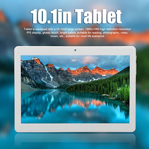 Garsentx Tablet for Portable Entertainment, 10.1in Tablet, 6GB RAM 128GB, 1080p HD IPS Display, Deca Cores Processor, 2.4G 5G WiFi, Android 10.0, 8800mAh,WiFi, Calling Tablet, Rose(US)