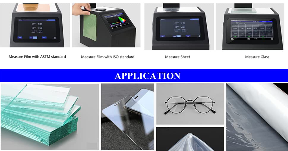 Digital Haze Meter for Haze and Transmittance Measurement Thin Film Glass YH1000 Test Aperture 20mm