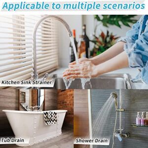 KPELA HOME 2PCS Kitchen Sink Strainer Stainless Steel - Upgrade 304 Never Rust - Kitchen Sink Strainer Basket - Food Catcher for Kitchen Sinks - Garbage Disposal Strainer - Large Rim 4.5"