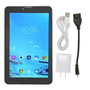 Tablet PC, 7 Inch Tablet. US Plug 100240V 1960x1080 IPS for Study (Black)