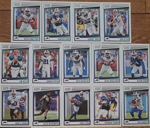 2022 panini score football buffalo bills team set 13 cards w/drafted rookies