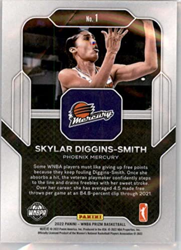 2022 Panini WNBA Prizm Far Out #1 Skylar Diggins-Smith Phoenix Mercury Official WNBA Basketball Trading Card in Raw (NM or Better) Condition