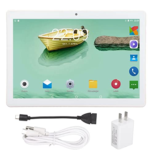 Portable Tablet, Dual SIM Tablet PC HD Touch Screen 2GB 32GB RAM for Office for Home (US Plug)