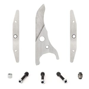 shall 5/16” (8 mm) fiber cement siding shear blades replacement set, for shall electric fiber cement siding shear (sh111007ae), clean cut for cement board, tile board, backer board