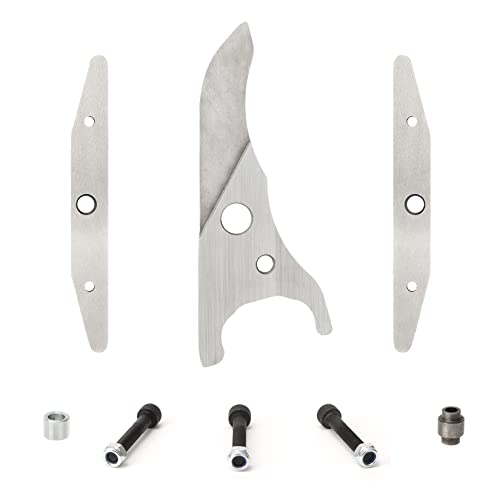 SHALL 5/16” (8 mm) Fiber Cement Siding Shear Blades Replacement Set, for SHALL Electric Fiber Cement Siding Shear (SH111007AE), Clean Cut for Cement Board, Tile Board, Backer Board