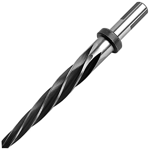 3/4" Drill Bridge/Construction Reamer with 1/2" Shank Chuck,HSS 3/4" Taper Bridge Reamer Bit Tool for Steel Metal Wood Alloy to Align Existing Hole and Enlarge Hole