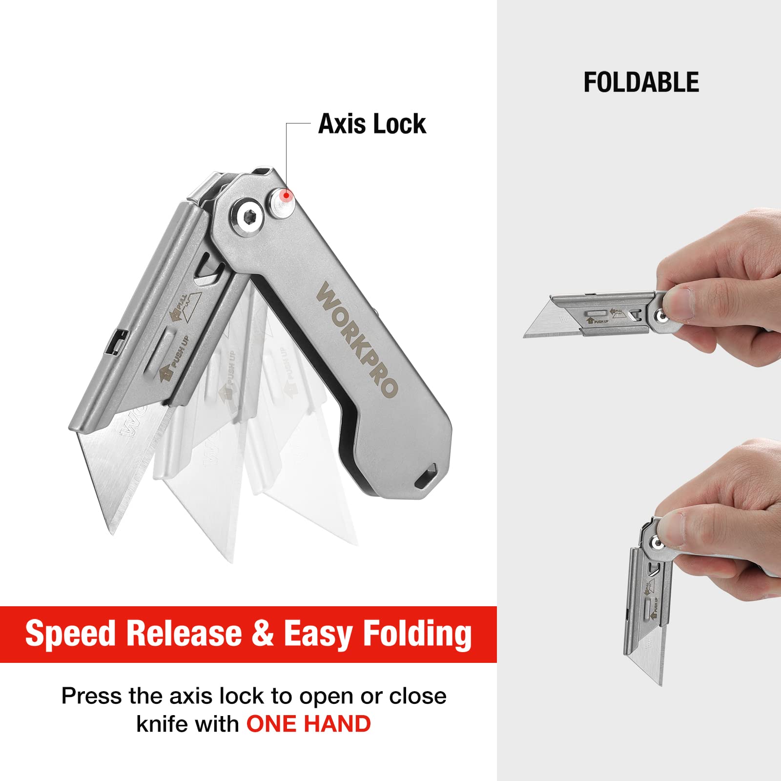 Folding Utility Knife- Mini + Heavy Duty