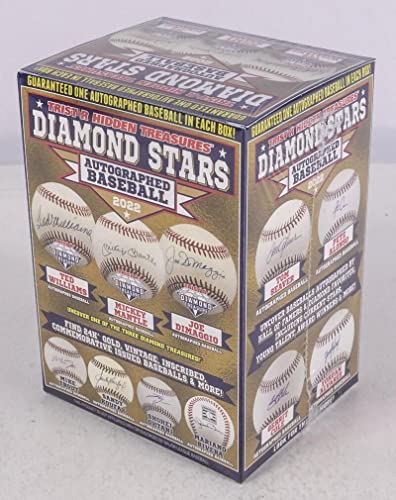 2022 TriStar Hidden Treasures Diamond Stars Autographed Baseball Hobby Box - Autographed Baseballs