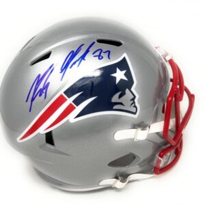 Rob Gronkowski New England Patriots Signed Autograph Full Size Speed Helmet Steiner Sports Certified