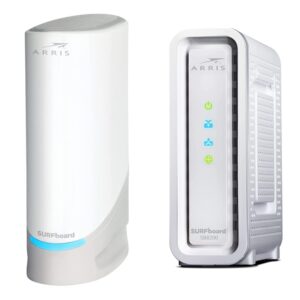 arris surfboard s33 docsis 3.1 multi-gigabit cable modem + arris surfboard sb8200 docsis 3.1 cable modem