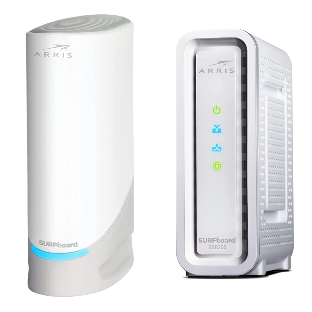 ARRIS Surfboard S33 DOCSIS 3.1 Multi-Gigabit Cable Modem + ARRIS Surfboard SB8200 DOCSIS 3.1 Cable Modem