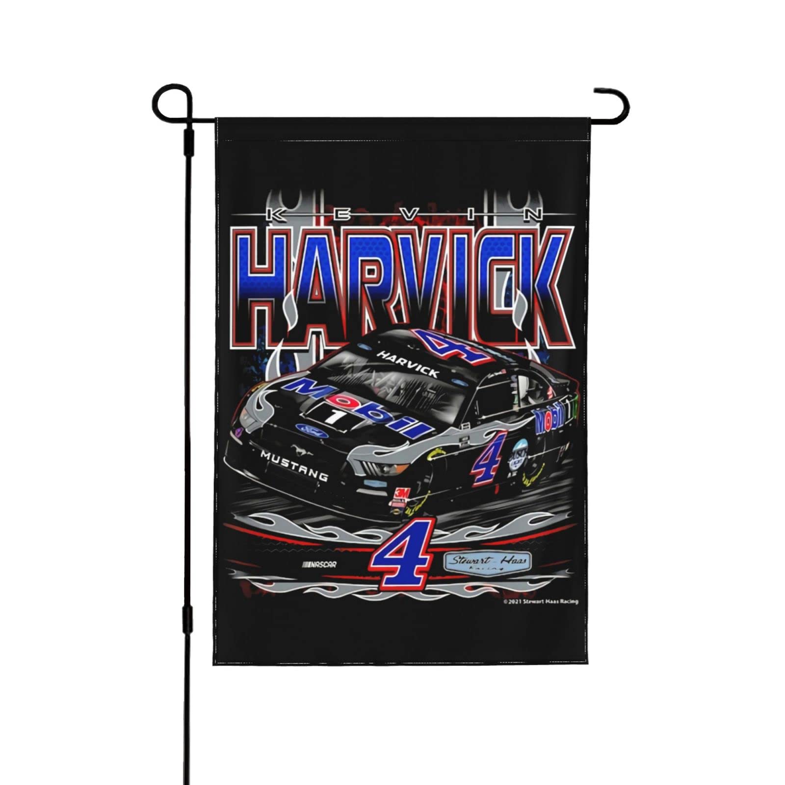 Kevin Harvick 4 Garden Flag Vertical Double-Sided Printing Decorative Flags Yard Banner Holiday Flag Party Outdoor Home Signs