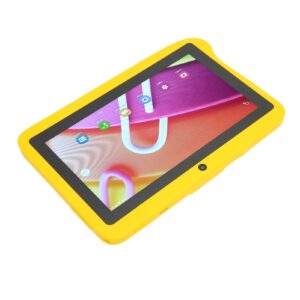 kids tablet, 5000mah hd capacity us plug 100-240v tablet for 10.0 for photography (yellow)