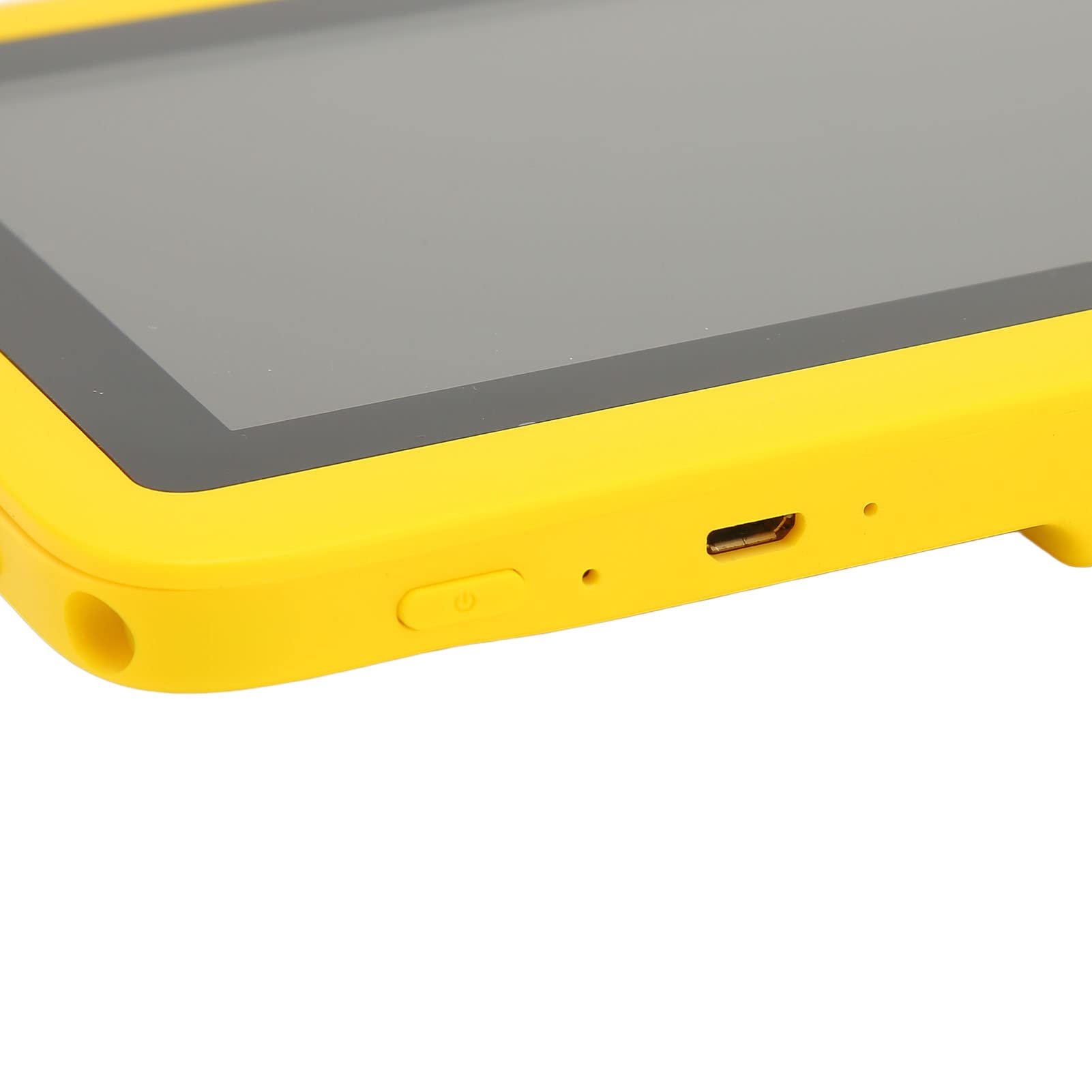 Kids Tablet, 5000mAh HD Capacity US Plug 100-240V Tablet for 10.0 for Photography (Yellow)