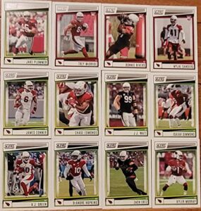 2022 panini score football arizona cardinals team set 12 cards w/drafted rookies