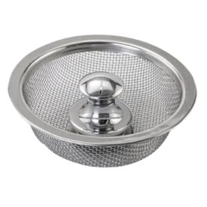 smalibal kitchen sink strainer, fine hole stainless steel drain filter, sink filter rack, sink garbage storage rack filter food residue anti rust kitchen drain for bathroom, home, dormitory, washroom