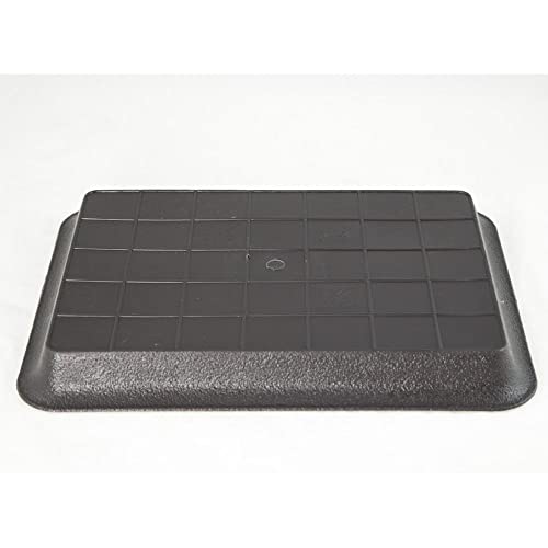 2 Pcs Rectangular Black Plastic Humidity/Drip Tray for Bonsai Tree 10.25"x 7.25"x 1"