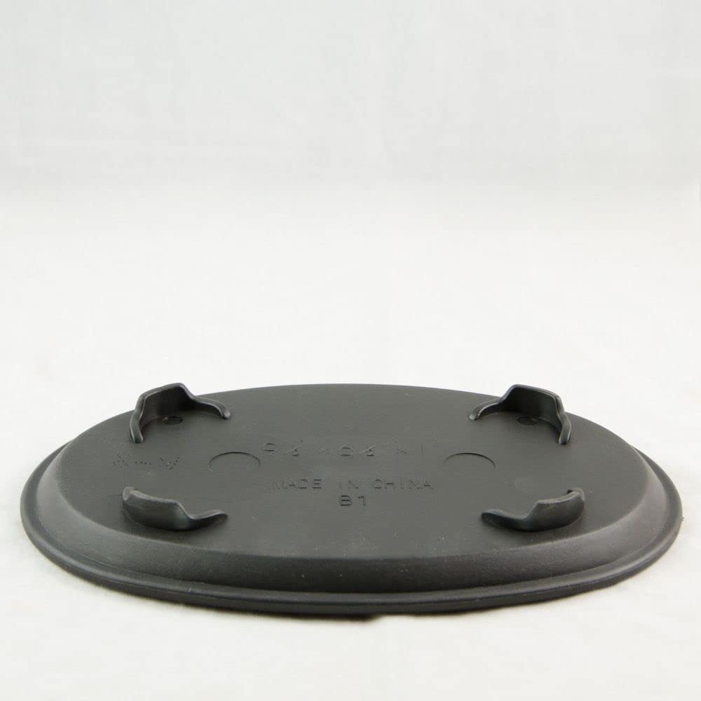 1 Pcs Oval Black Plastic Humidity/Drip Tray for Bonsai Tree 9.5"x 6.5"x 1"