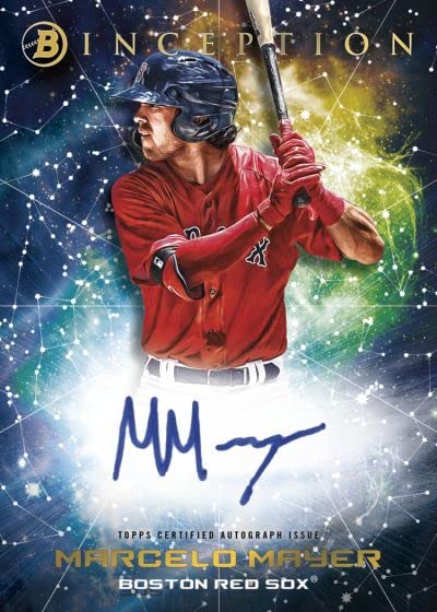 2022 Bowman Inception Baseball Hobby Box (1 Pack 7 Cards: 2 Autos)