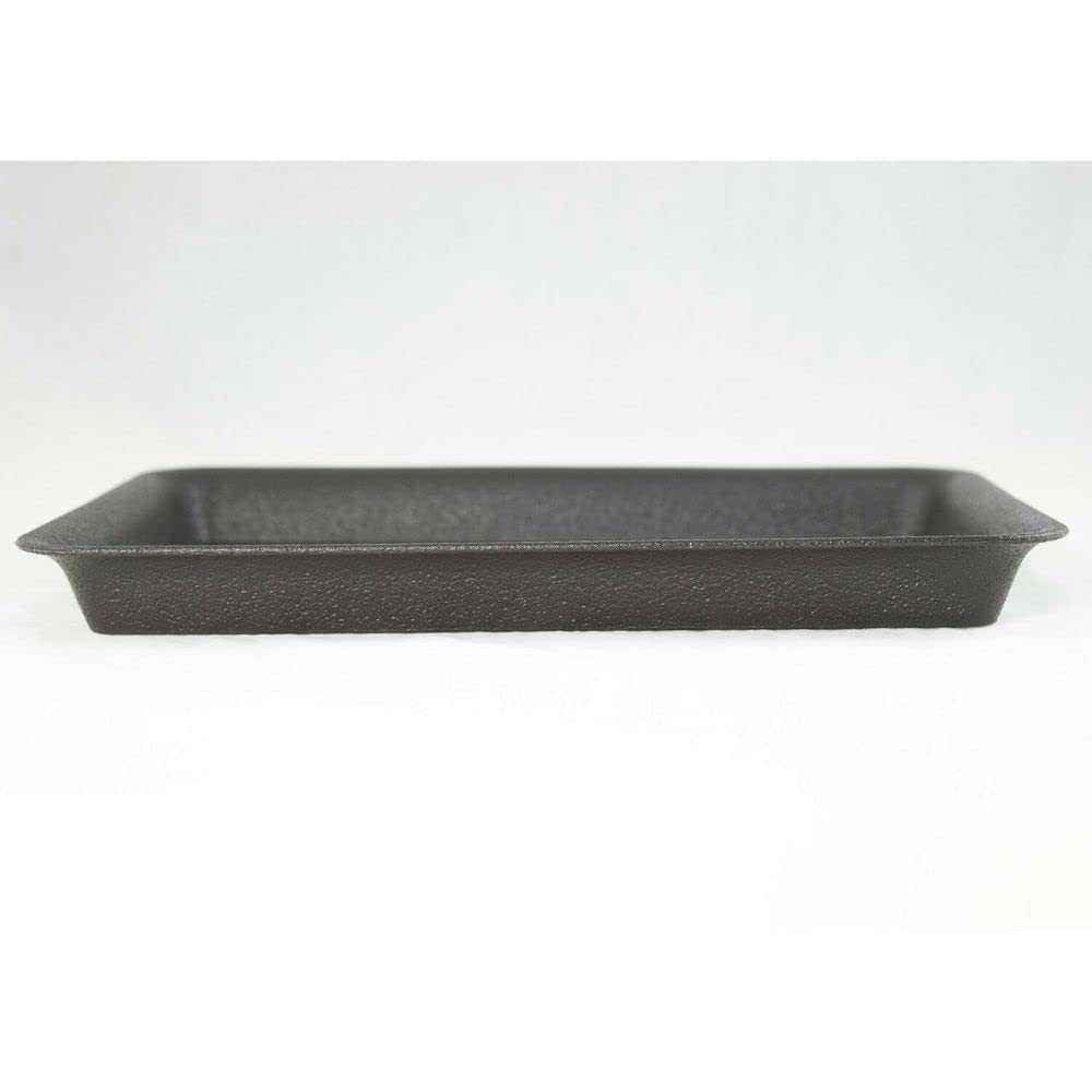 2 Pcs Rectangular Dark Brown Plastic Humidity/Drip Tray for Bonsai Tree 8.5"x 6"x 1"