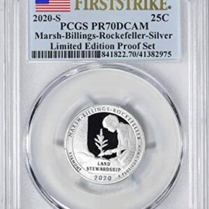 2020 S SILVER QUARTER PROOF LIMITED EDITION Quarter PCGS PR-70