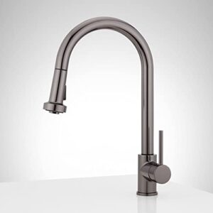 Signature Hardware 465183 Ridgeway 1.75 GPM Single Handle Pull-Down Kitchen Faucet, Oil Rubbed Bronze