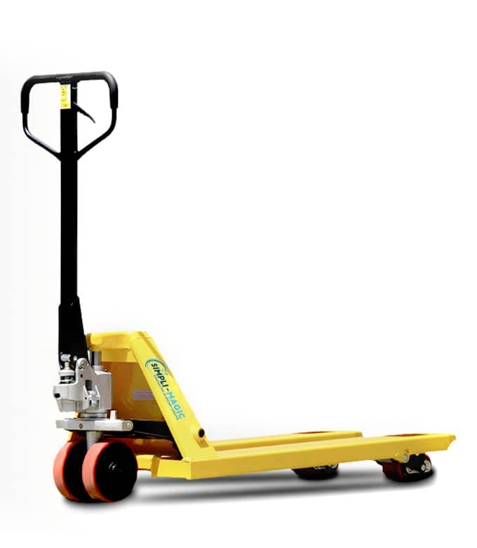 Simpli-Magic 79505 Jack, 6,000 LB Capacity Pallet Truck, Yellow