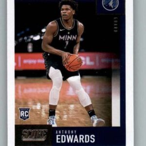 2020-21 Panini Chronicles #607 Anthony Edwards RC Rookie Minnesota Timberwolves NBA Basketball Trading Card