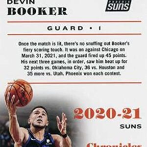 2020-21 Panini Chronicles #47 Devin Booker Phoenix Suns NBA Basketball Trading Card