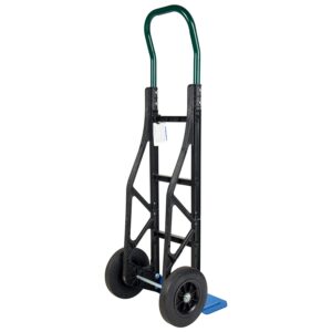 American Lifting 600 lb Capacity Ultra Lightweight Super Strong Nylon Convertible Hand Truck & Dolly Green / Blue