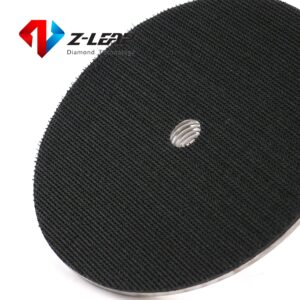 Z-LEAP Aluminum Backer Pad 5 Inch Back Holder for Grinder Sander Polishing Pads Stone Arbor 5/8" 11