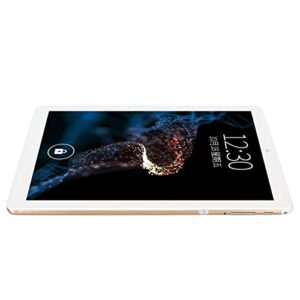 HD Tablet, Gold Tablet 6GB RAM 128GB ROM CPU Octa Core 100240V 13MP Camera 8800mAh Battery Business (US Plug)