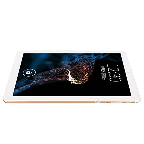 HD Tablet, Gold Tablet 6GB RAM 128GB ROM CPU Octa Core 100240V 13MP Camera 8800mAh Battery Business (US Plug)