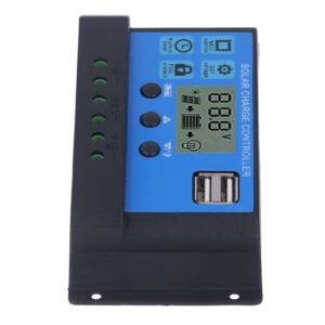 Solar Charge Controller Industrial PWM with Dual USB 5V Outputs (60A)