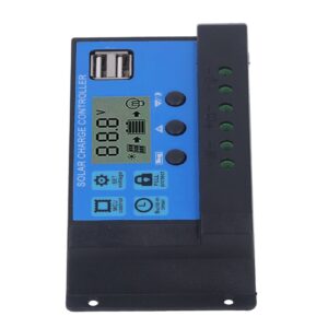 Solar Charge Controller Industrial PWM with Dual USB 5V Outputs (60A)