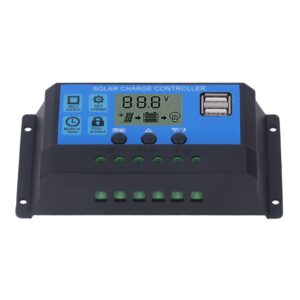 Solar Charge Controller Industrial PWM with Dual USB 5V Outputs (60A)