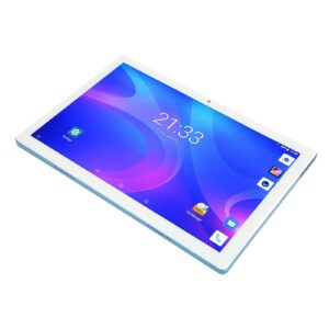 10 Inch Tablet, 1920x1200 Blue Tablet 8GB 256GB 8MP 13MP for Home (US Plug)