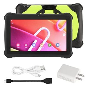 7 Inch Tablet, Rear 8MP 5000mAh Rechargeable Baby Tablet for Kids Studying (Green)