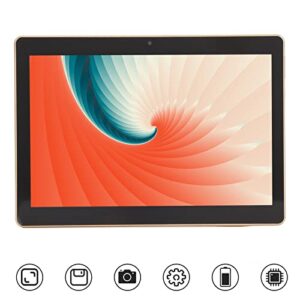 Tablet, 1960x1080 IPS 10.1 Inch 6G RAM 128G ROM Black Tablet PC for Travel for Home (EU Plug)