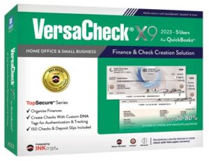 versacheck x9 2023 for quickbooks – 5 user finance and check creation software