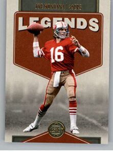 2022 panini legacy #102 joe montana legend san francisco 49ers football