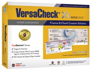 versacheck x1 gold 2023 - finance and check creation software